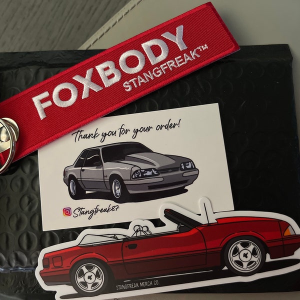 Grey 4 Eye Foxbody GT Sticker, Foxbody Decal, Foxbody Mustang Sticker ...