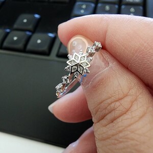 5 Row Diamond CZ Pave Ring Diamond Ring Cubic Zirconia - Etsy UK