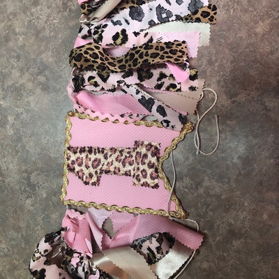 Gold Pink Leopard Birthday High Chair Banner, Jungle Safari Banner, Zoo ...