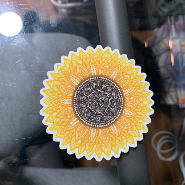 Sunflower Sticker - Etsy