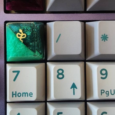 Gold Snake Esc Mechanical Keyboard Keycap Cherry Mx, Resin, Custom ...