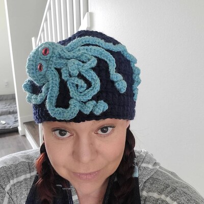 Pattern Only for Crochet Octopus Hat - Etsy