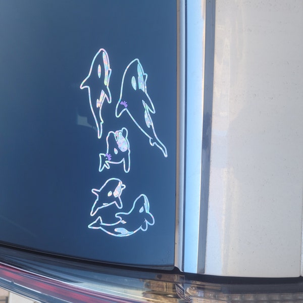 Orca Family Decal for Your Car - as Shown 11.5" Long and 5.5" High ...
