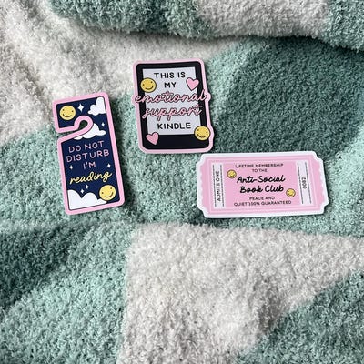 Romance Book Club Admittance Ticket Matte Sticker Reading Booktok ...
