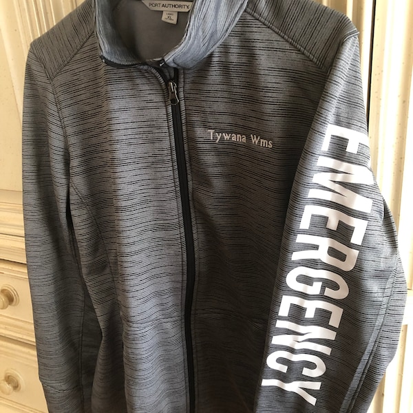 Emergency Nurse Jacket ER Rhythm Department Nursing Embroidered Custom ...