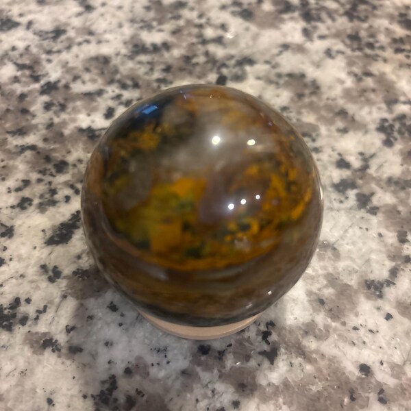 Natural Black Jade Raven on Tombstone Carving ~ Halloween Decoration ...