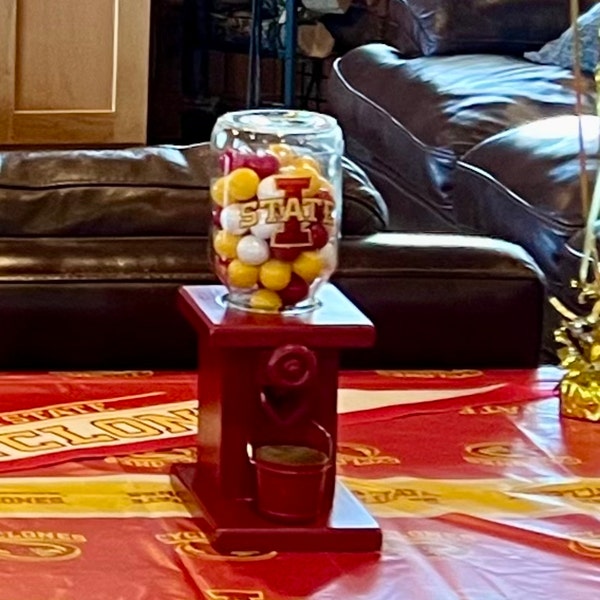 Handmade Wooden Gum Ball / Peanut / Candy Dispenser Philadelphia ...