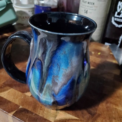 12 Oz Medium Mug, Porcelain, Texture, Ceramic Mug, Pottery Mug, Tea Mug ...