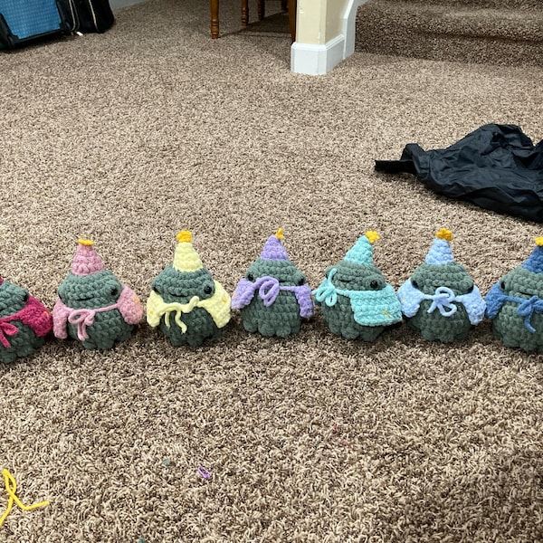 Wizard Frog Crochet Pattern / Magic Frog Crochet / US PDF Pattern ...