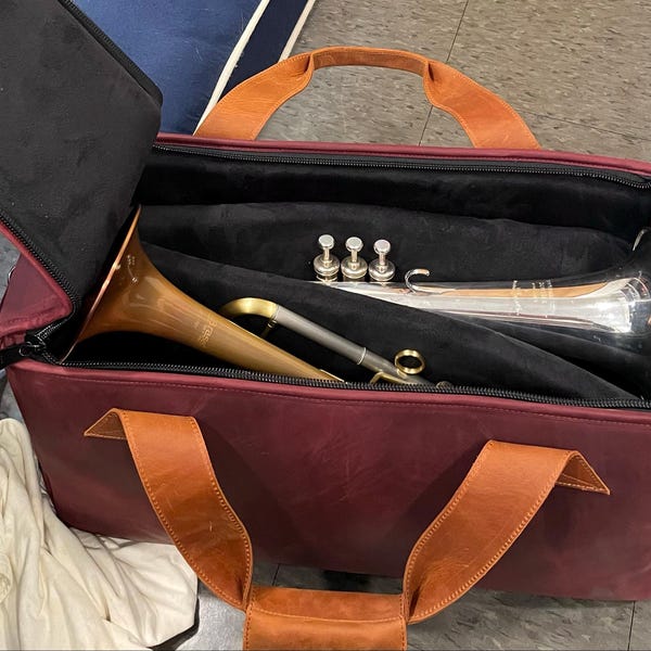 Genuine Leather Bag for Alto Sax by MG Leather Work, Personalized ...