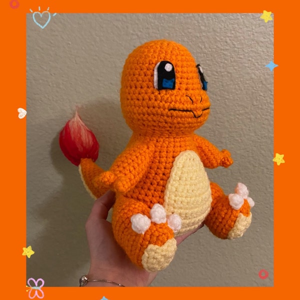 Charmander Crochet Pattern PDF File - Etsy