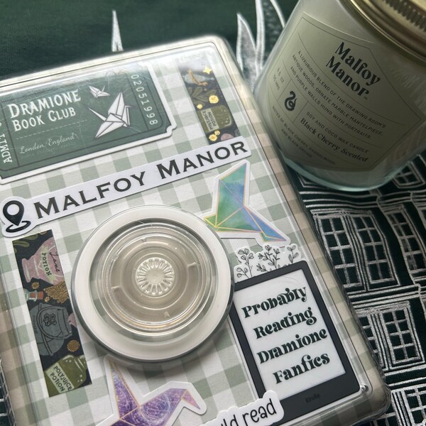 Dramione Sticker - Probably Reading Fanfiction - for Water Bottle ...