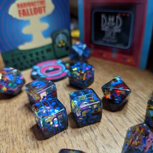 Retro Arcade Exclusive 11 Dice Set Video Game Dice With - Etsy