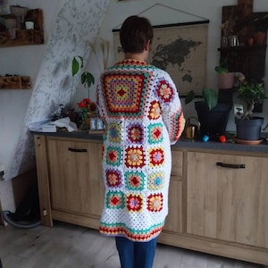 US & NL Crochet Pattern Weed Leaf Hexa Cardi by Annah Haakt Hexagon ...