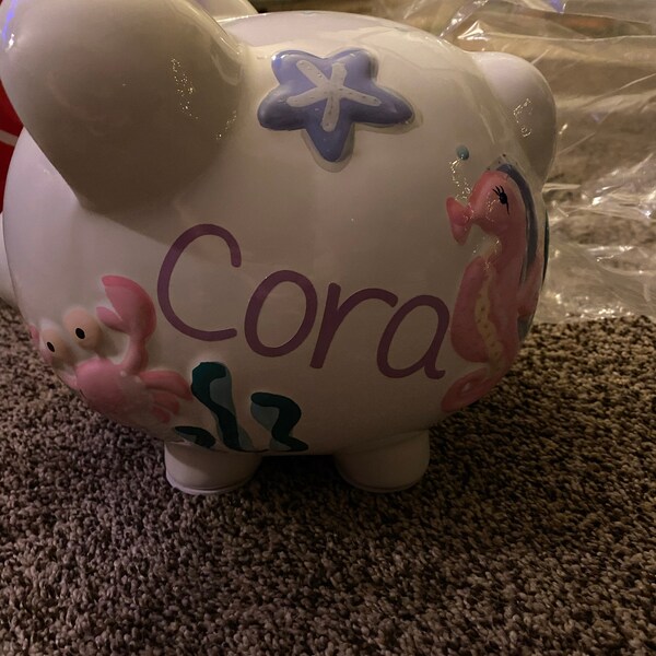 New Baby Gift, Piggy Bank, Personalized Baby Gift, Baby Boy Gift ...