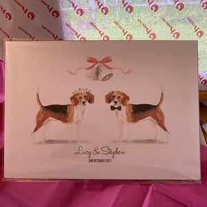 English Pointer Personalised Dog Print Dog Portrait Pet Portrait Dog ...