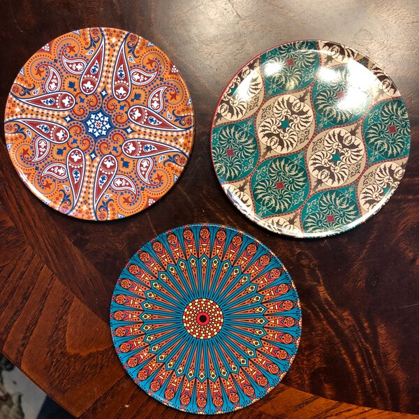 Set of 6 Coasters, Home Decor, Unique Gift, Personalized Gift, Wedding ...