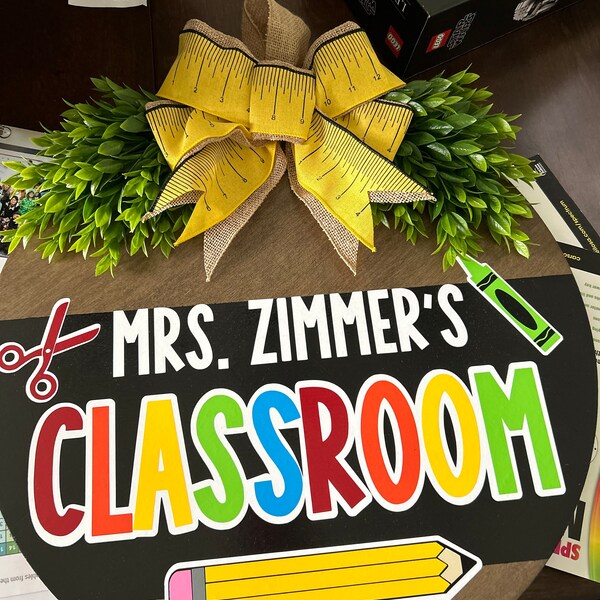 Teacher Door Sign | Teacher Door Sign | Welcome to Our Classroom ...