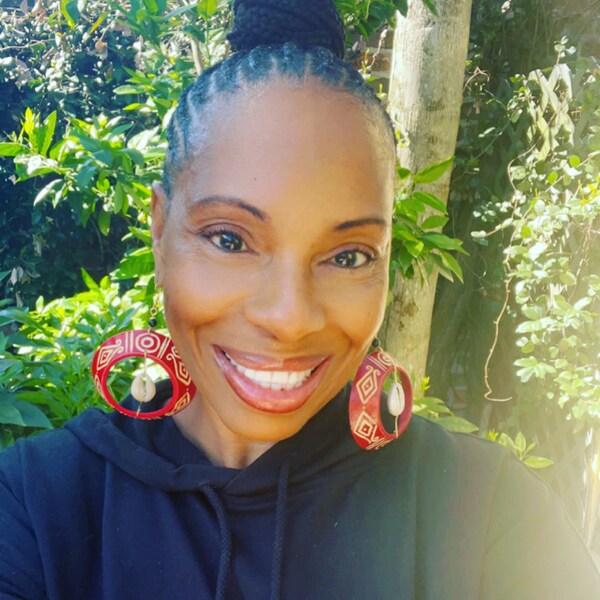 African Calabash Earrings Cowrie Shell Earrings Handmade Statement ...