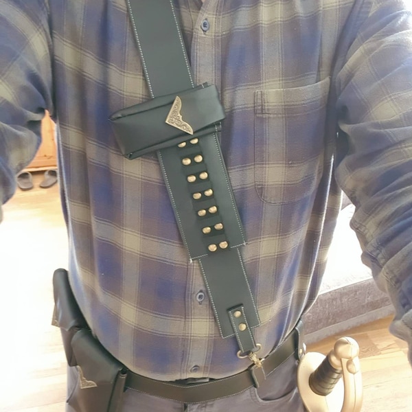 Bandolier / Utility Belt System for Steampunk Adventurers Faux Leather ...