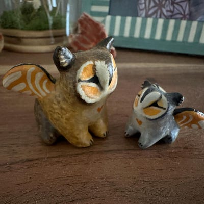Tiny Baby Griffin Figurine TO ORDER Miniature Cute Griffin Hand-painted ...