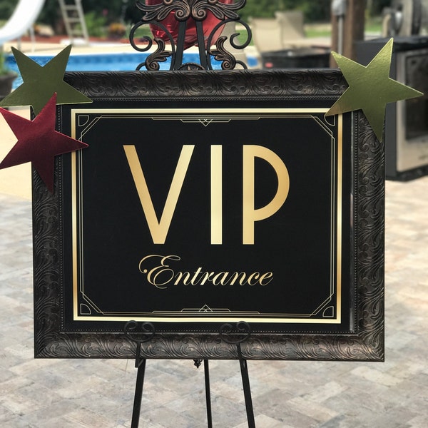 Great Gatsby Invitation, Entrance Sign, Wedding Entrance Sign, Vip ...