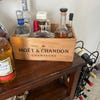 Storage Wooden Boxes Moët & Chandon Champagne Crates Natural Finish - Etsy
