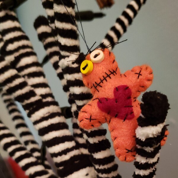 Mini Voodoo Dolls-tiny Voo Doo Dolls-halloween Decor-primitive-zombie ...