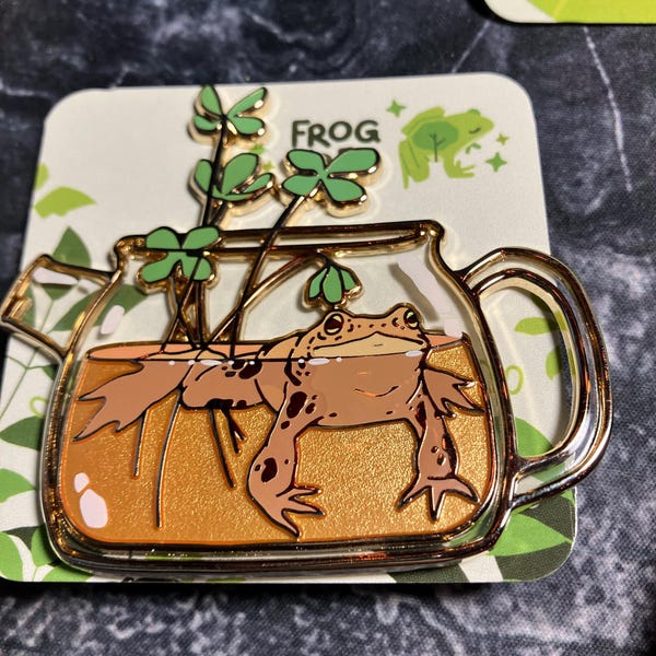 Axolotl Marimo Moss Ball Mini Filler Enamel Pins 2 Silver/rose Gold ...