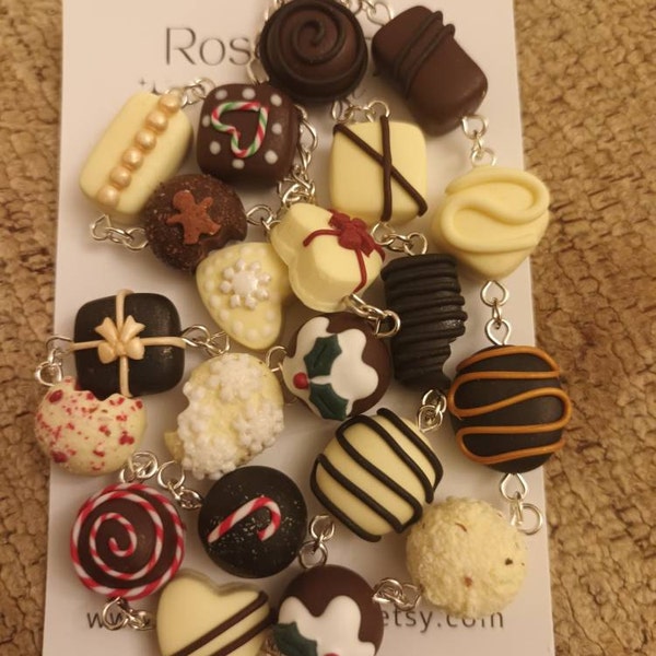 Pink Cake Keychain Polymer Clay Miniature Food Keychain, Whimsical Clay ...