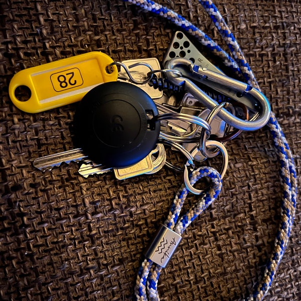 Personalized Schoolchild Lanyard Made of Sail Rope With Engraving ...