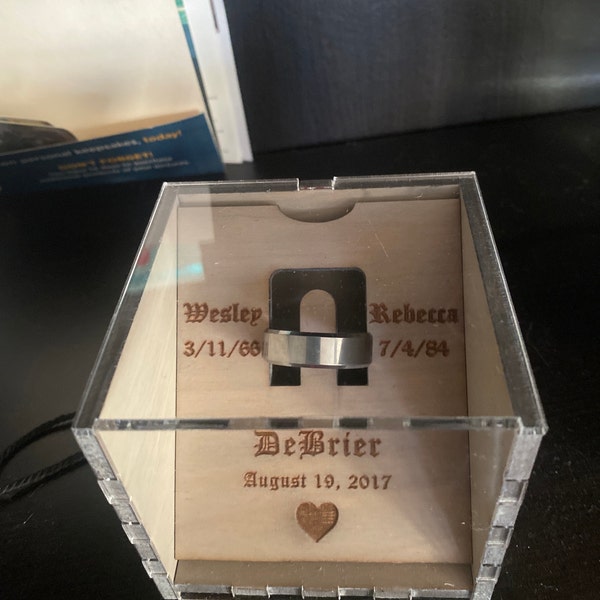 Personalized Service Member Dog Tag Display Box - Etsy