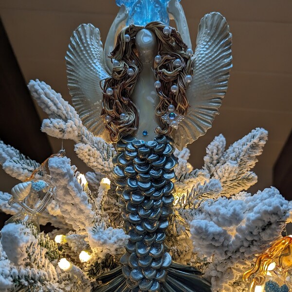 Angel Mermaid Tree Topper - Etsy