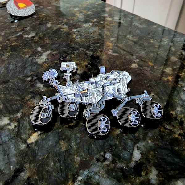 NASA Gift, Aerospace Engineer Gift, Perseverance Mars Rover Enamel Pin ...