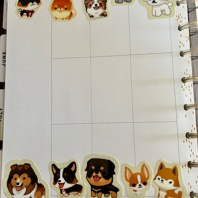 Vinyl Stickers Set Puppy Stickers VOL. 1 Waterproof Anti UV - Etsy