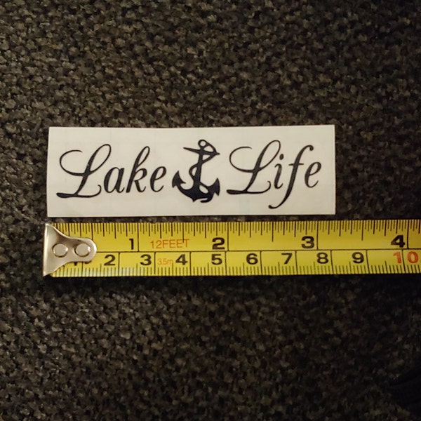 Lake Life Decal | Lake Decal | Pontoon Decal | Lake Car Vinyl Decal ...