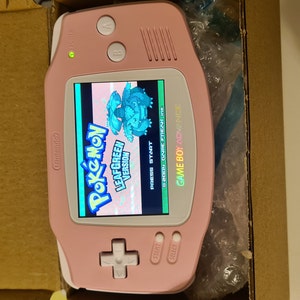 Game Boy Advance GBA Luminous Clear Green LCD IPS V2 Backlight - Etsy UK