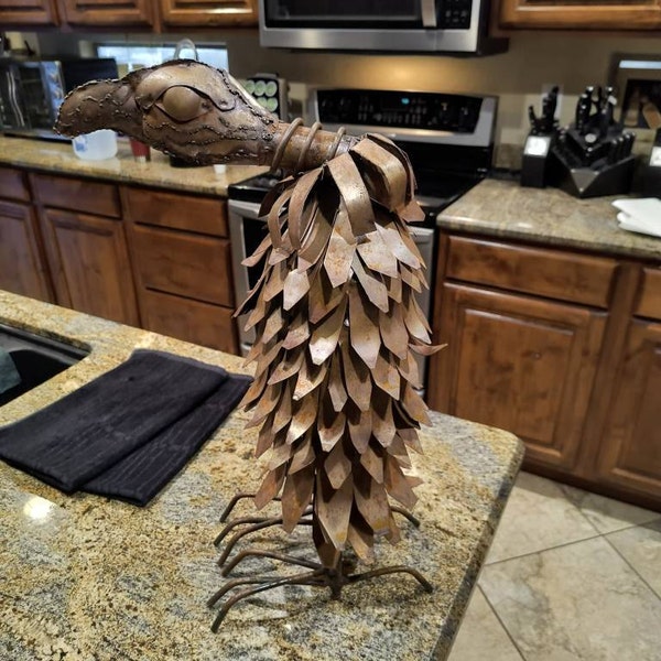 Handcrafted Rustic Metal Vulture Yard Art: Desert Buzzard Sculpture - Etsy