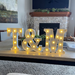 Wedding Marquee Lights Light up Names Wedding Lights Decor - Etsy