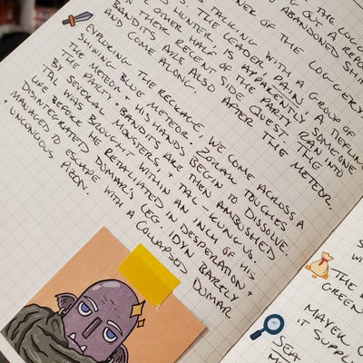 2 Pack Dungeons and Dragons Pathfinder D20 TTRPG Campaign Journal ...