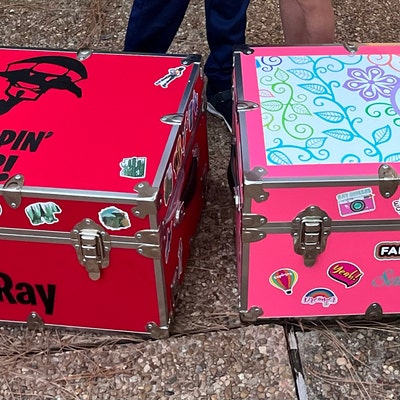 Custom Boys Name Decal. Sports. Camp Trunk Sticker. Camp Trunk - Etsy