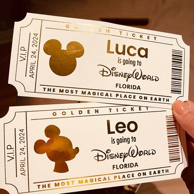 Disney Professional Autograph and Photo Book, Name Printed With GOLD ...