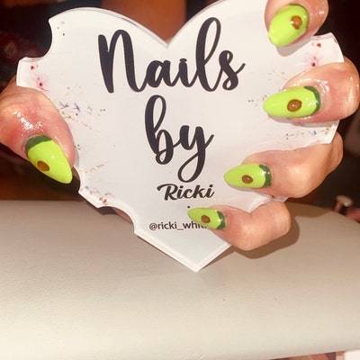 New 3D Acrylic Nailfie Photo Prop, Custom Nail Logo Nail Technician ...