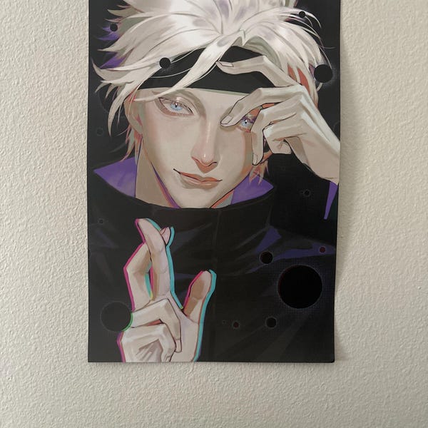 FREE SHIPPING Nanami Kento Poster Jujutsu Kaisen Fanart - Etsy