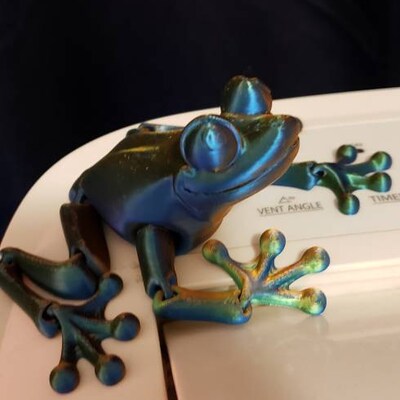 Large Phoenix Fire Stand 3D Printed Articulated Flexible Custom Fidget ...