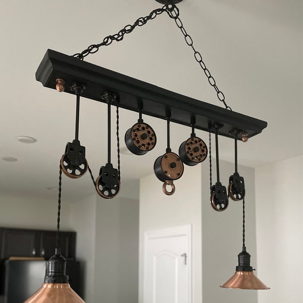Pool Table Light - Kitchen Island Light - Industrial Steam House ...