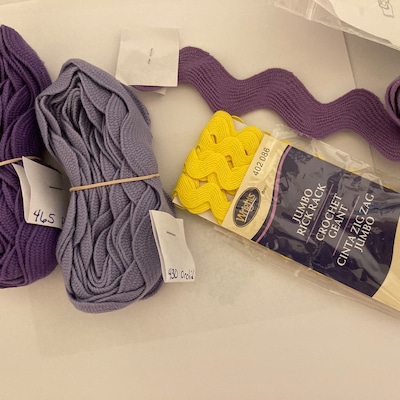 1/2 Rick Rack, 5 Yard Package, Ric Rac Trim Any Color, for Baby, Crafts ...