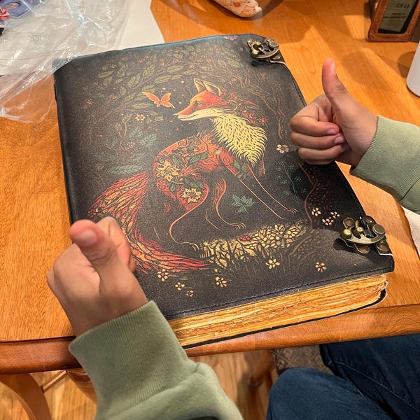 600 Pages Tree of Life Vintage Leather Journal Grimoire Journal ...