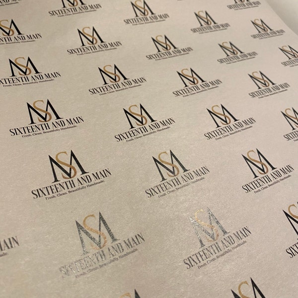 Logo Tissue Paper, Branded Tissue Paper, Full Color Tissue Paper ...