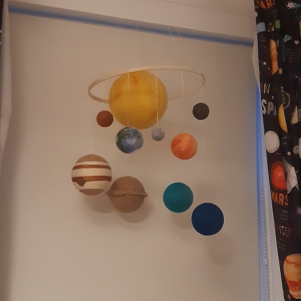 Big Set of Planets Mobile,solar System Mobile, Cosmos Education Toy ...